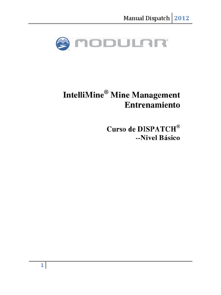 Modular Dispatch | PDF