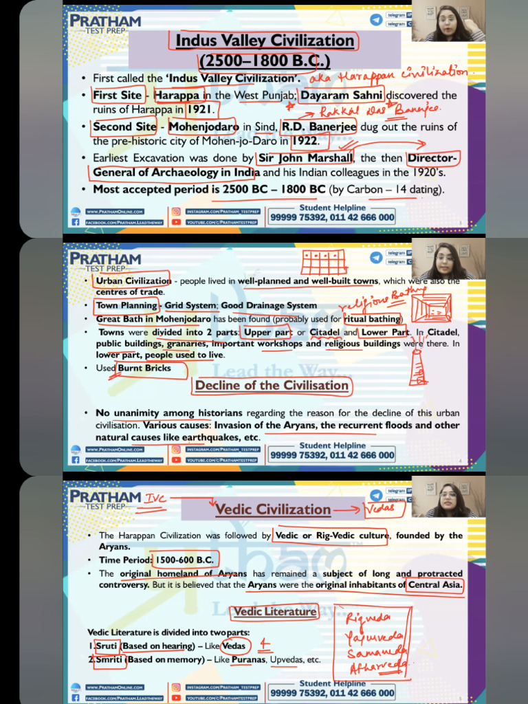 Indus Valley and Vedic Civilizations Overview | PDF | Vedas | Ashoka