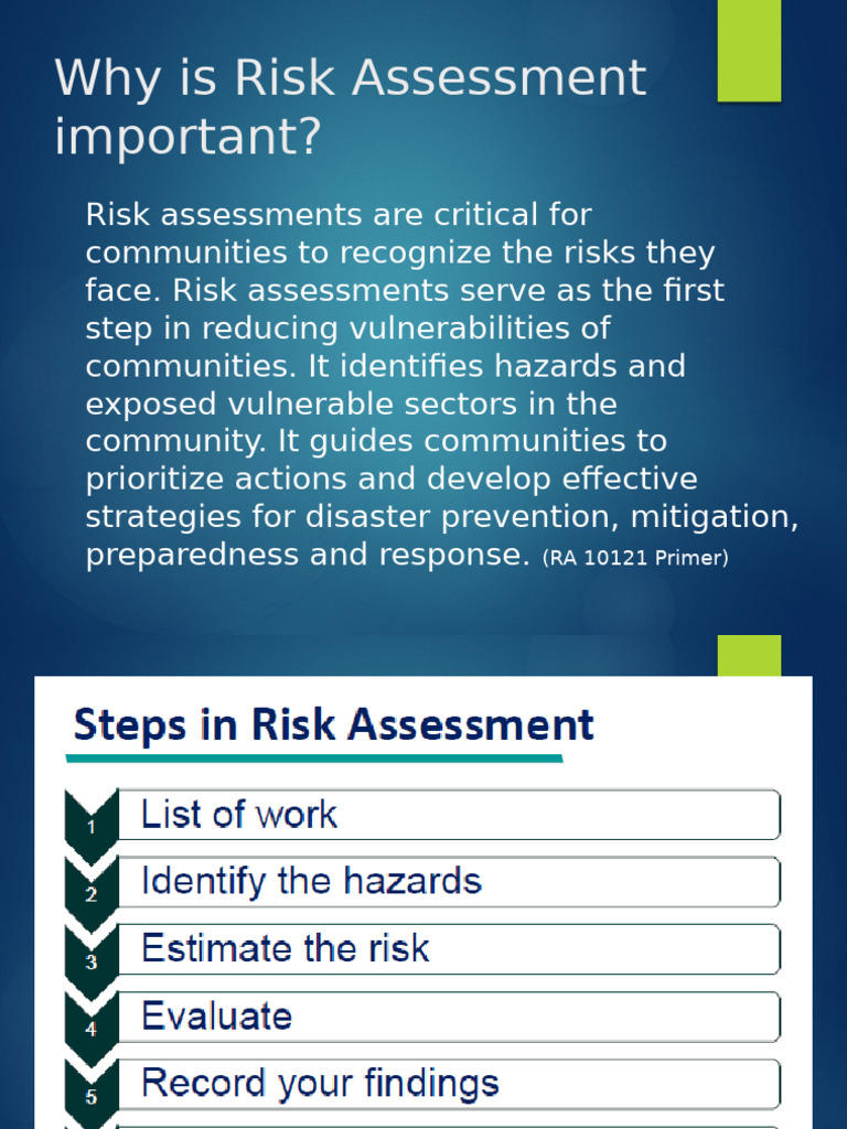 Why is Risk Assessment Important | PDF | Risk | Risk Assessment