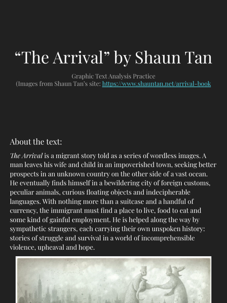 "The Arrival" by Shaun Tan | PDF