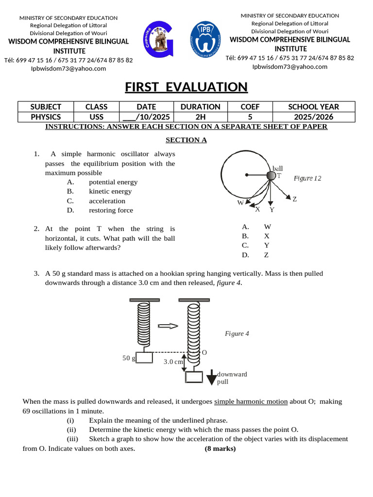 Physics Uss Eval 1 Wisdom-1 | PDF | Waves | Wavelength