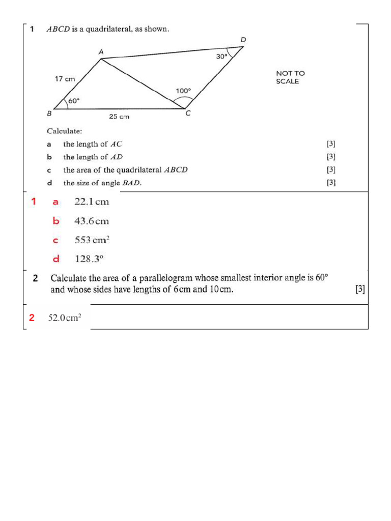 Worksheet of Bearing and 2D Problems | PDF