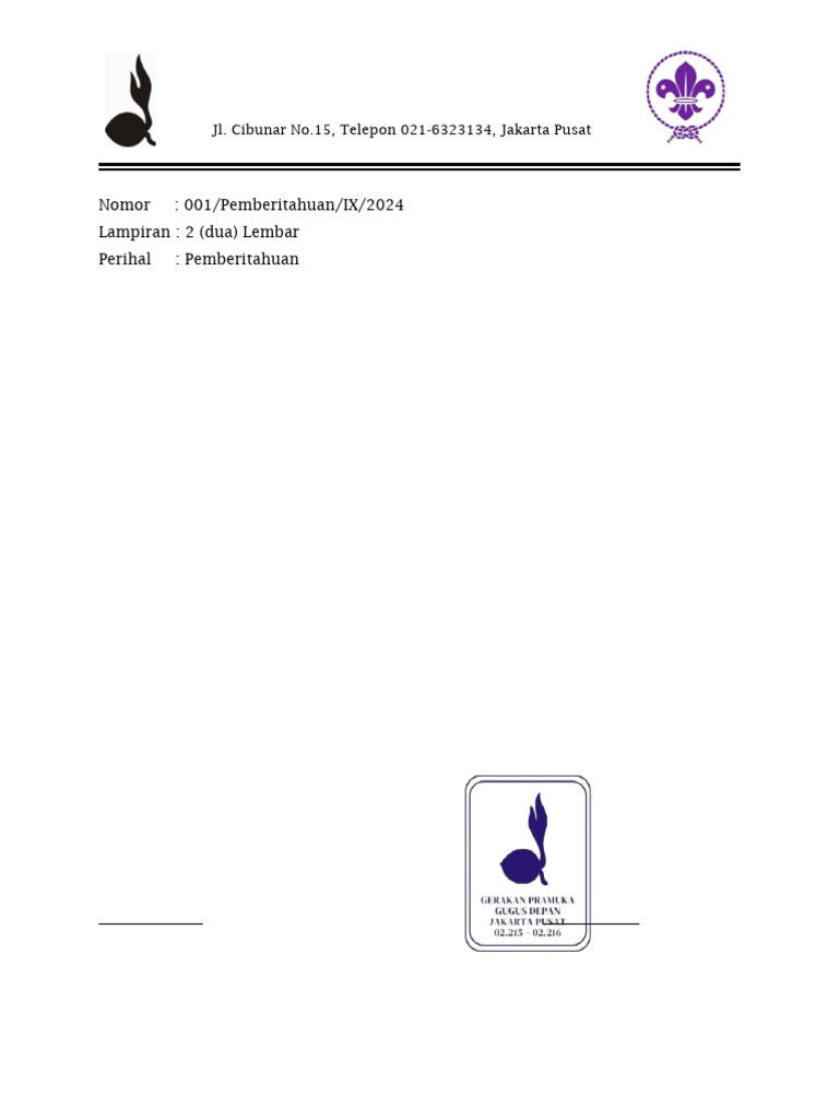 Perkemahan Jumat-Sabtu Pramuka 2024 | PDF