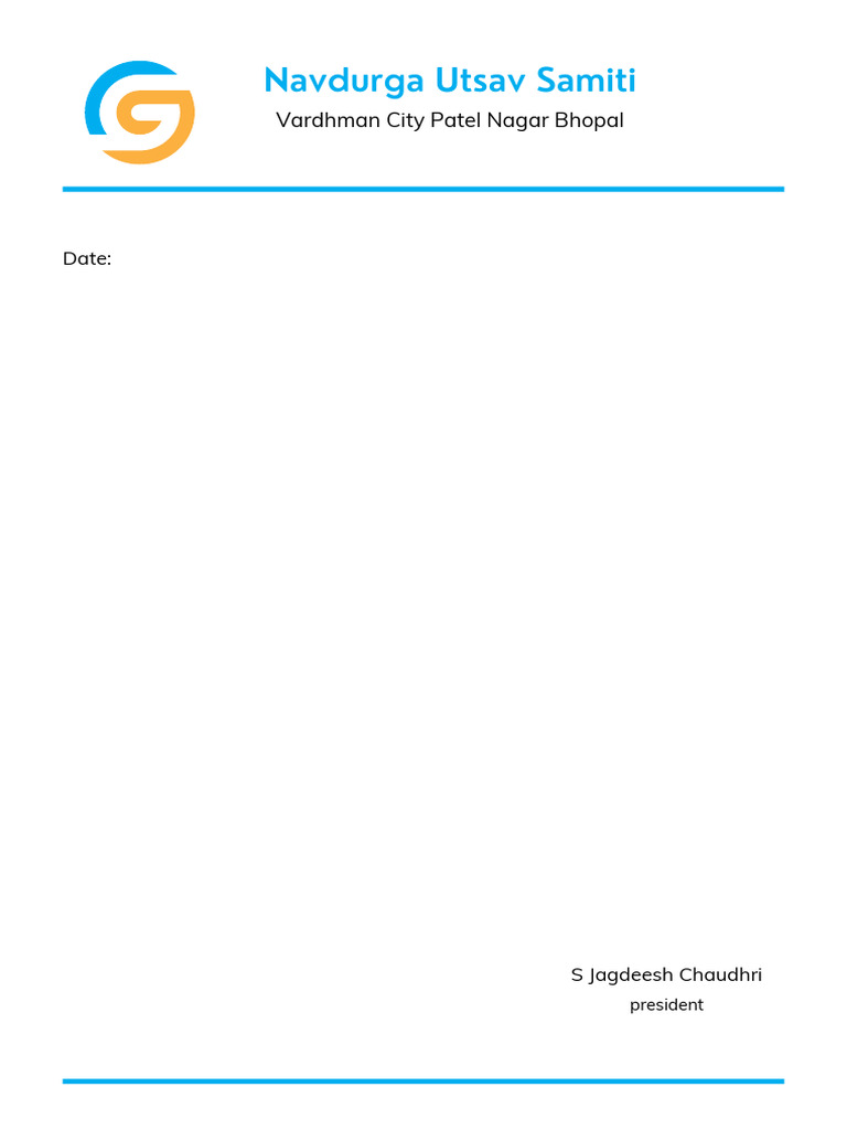 Letter Pad A4 Document | PDF