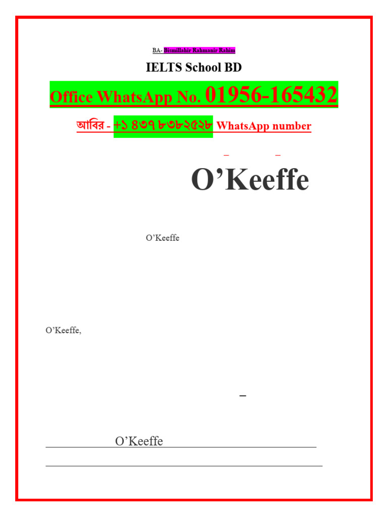BA - Class Lecture - Practice Cam 20 Reading - Test 04 - Passage 1 ...