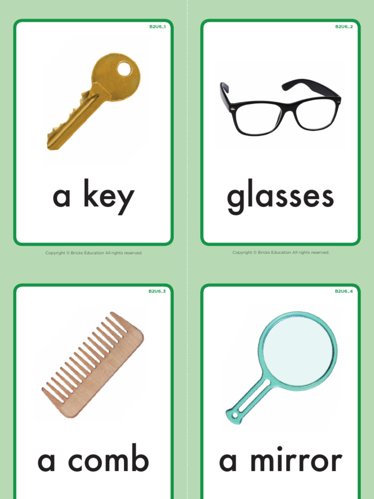 Common Everyday Objects List | PDF