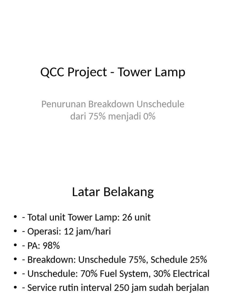 QCC TowerLamp Draft | PDF