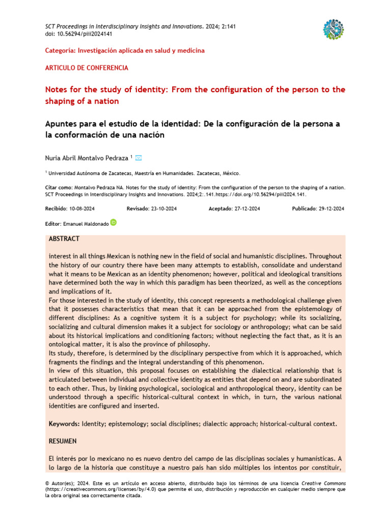 Notes_for_the_study_of_identity_From_the_configura | PDF | Nación ...