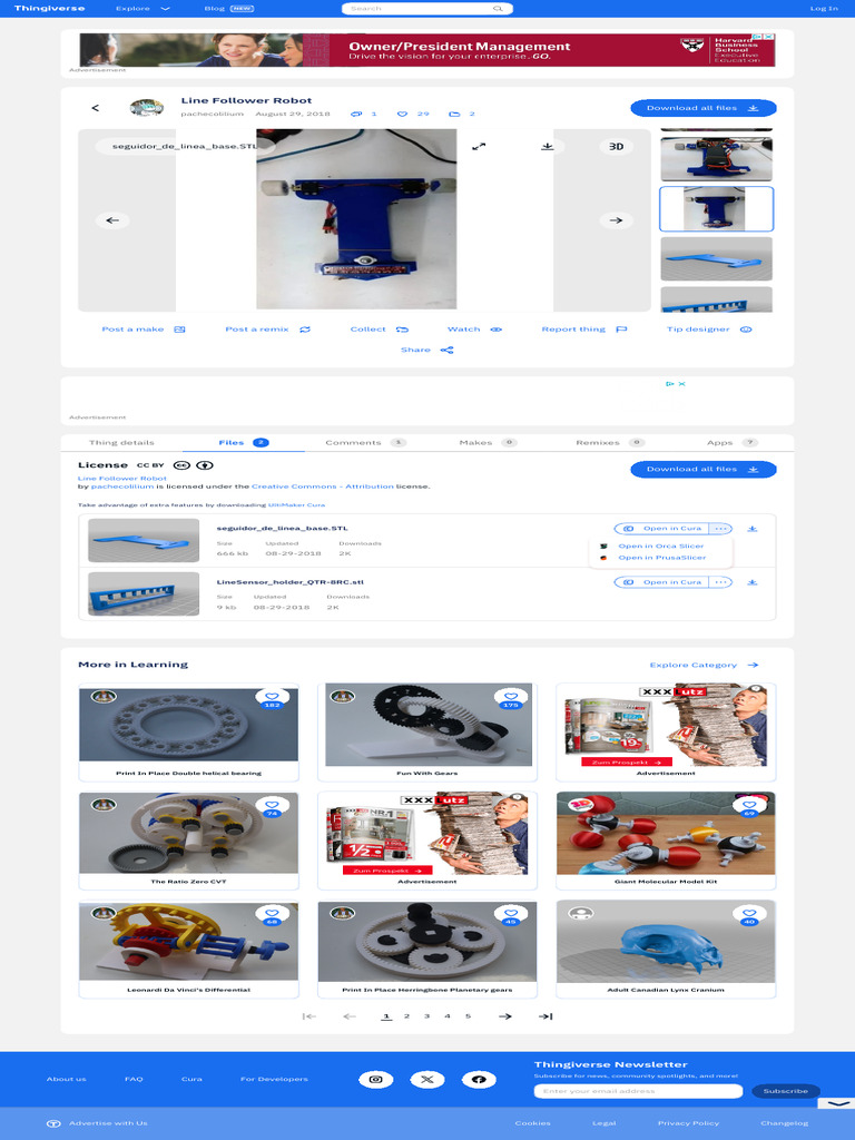 Line Follower Robot 3D Model Download | PDF