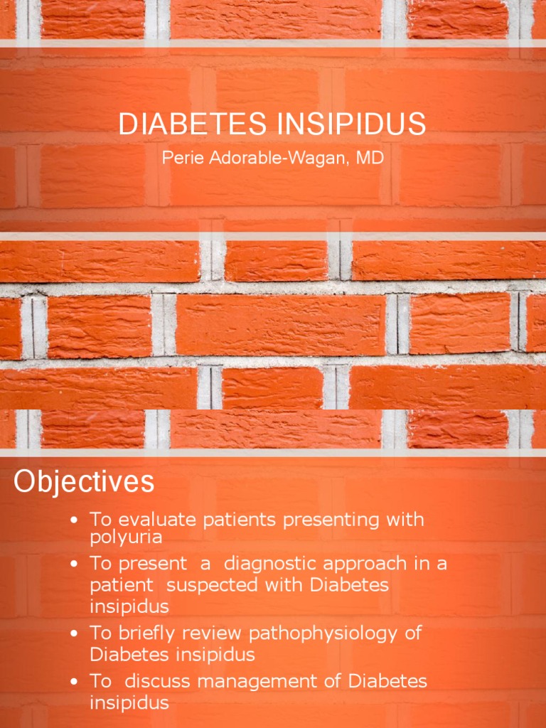 Diabetes Insipidus | PDF | Symptoms And Signs | Diseases And Disorders