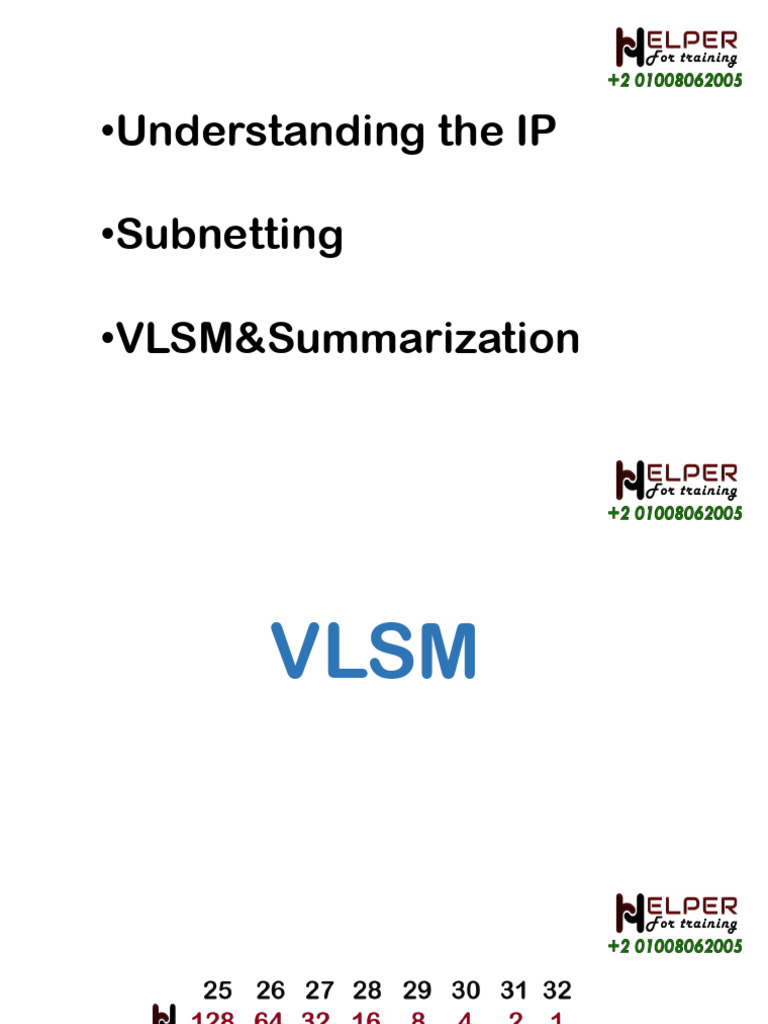4 - VLSM | PDF