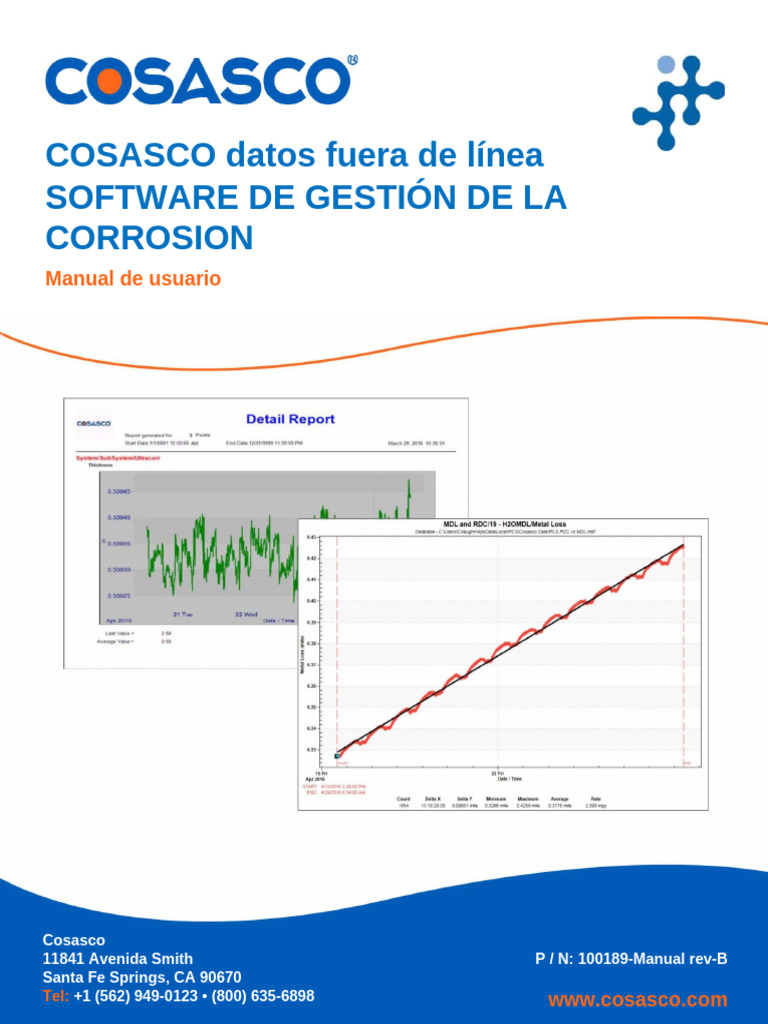 Gestión de datos de corrosión Cosasco | PDF | Servidor SQL de Microsoft ...