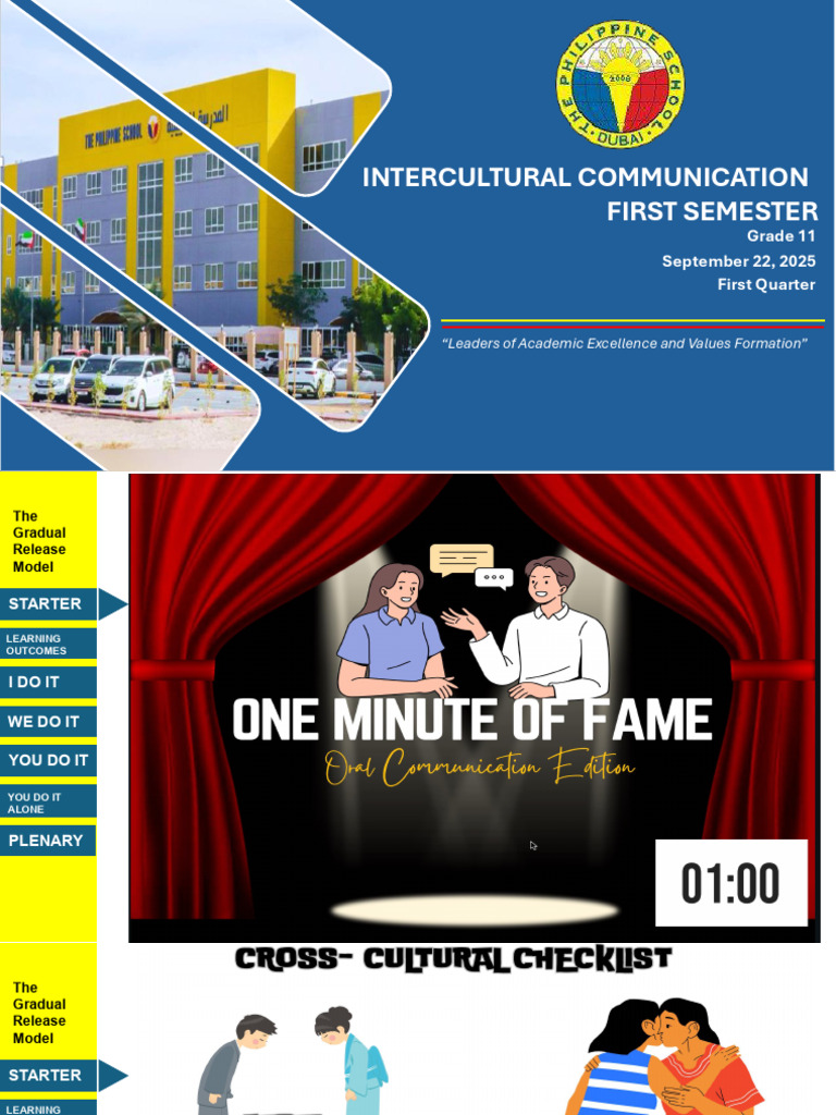 Oral Communication - Grade 11 - Week 5 - Day 1 - Intercultural ...