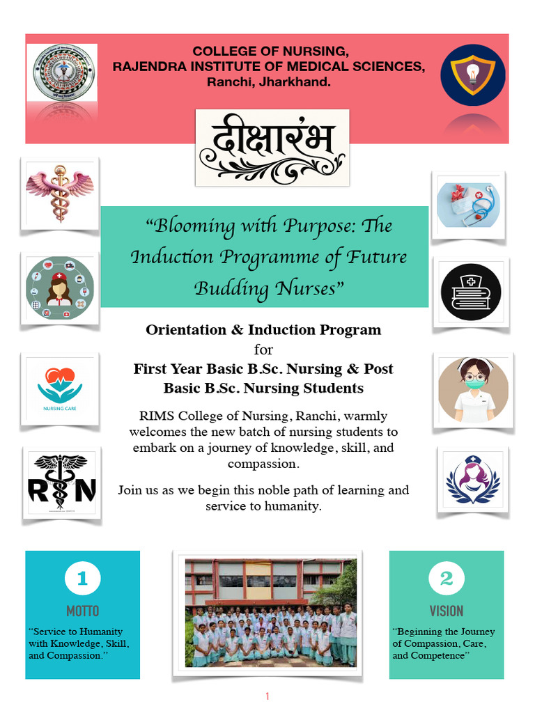 Induction Program for Nursing Students | PDF | Nursing | Psychology