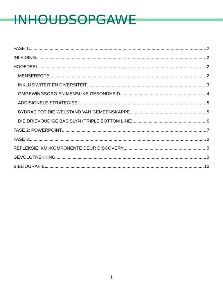 Besigheids Taak '25 | PDF
