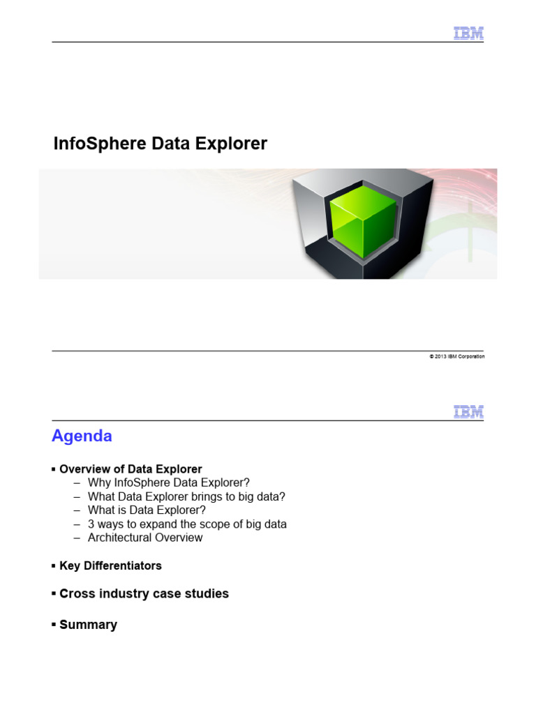 5.3 Watson Explorer New - PPT 30min | PDF | Tag (Metadata) | Big Data