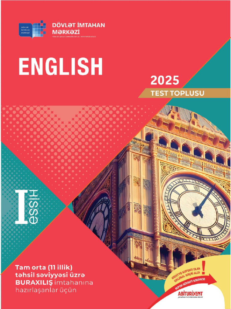 İngilis Dili Toplu 2025 | PDF