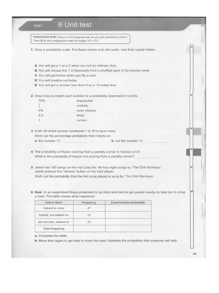 Year 7 Revision | PDF