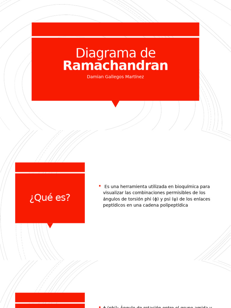 Diagrama de Ramachandran: Ángulos Phi y Psi | PDF