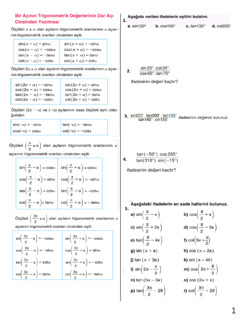 Trigonometri 4 | PDF