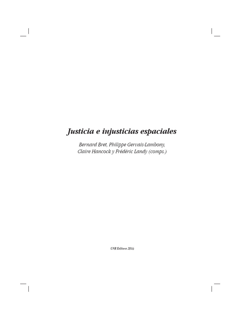 La Justicia Espacial P-Marcuse 2016 | PDF | Ghetto | Justicia social