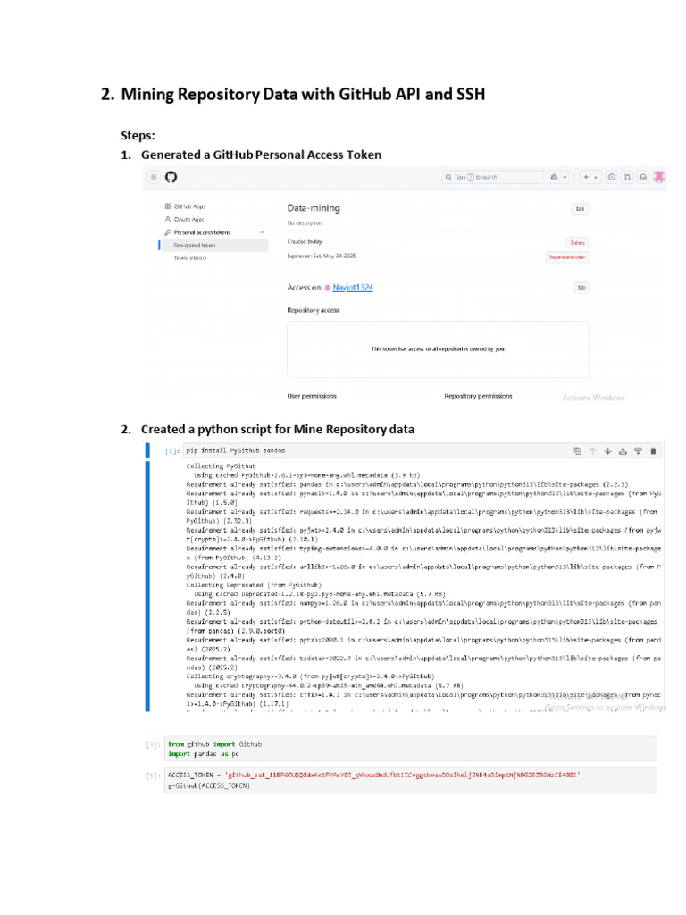 Git Practical File 2 | PDF