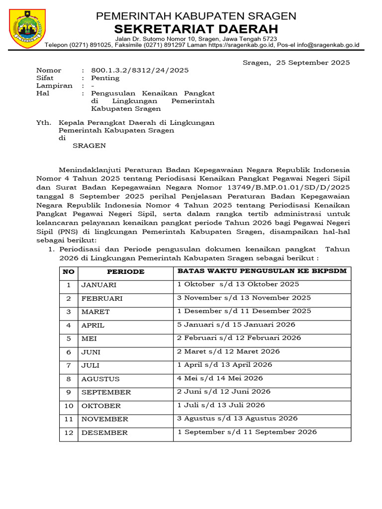 Surat Edaran KP - 2026 | PDF