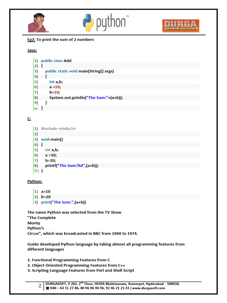 Language Fundamentals 02 | PDF