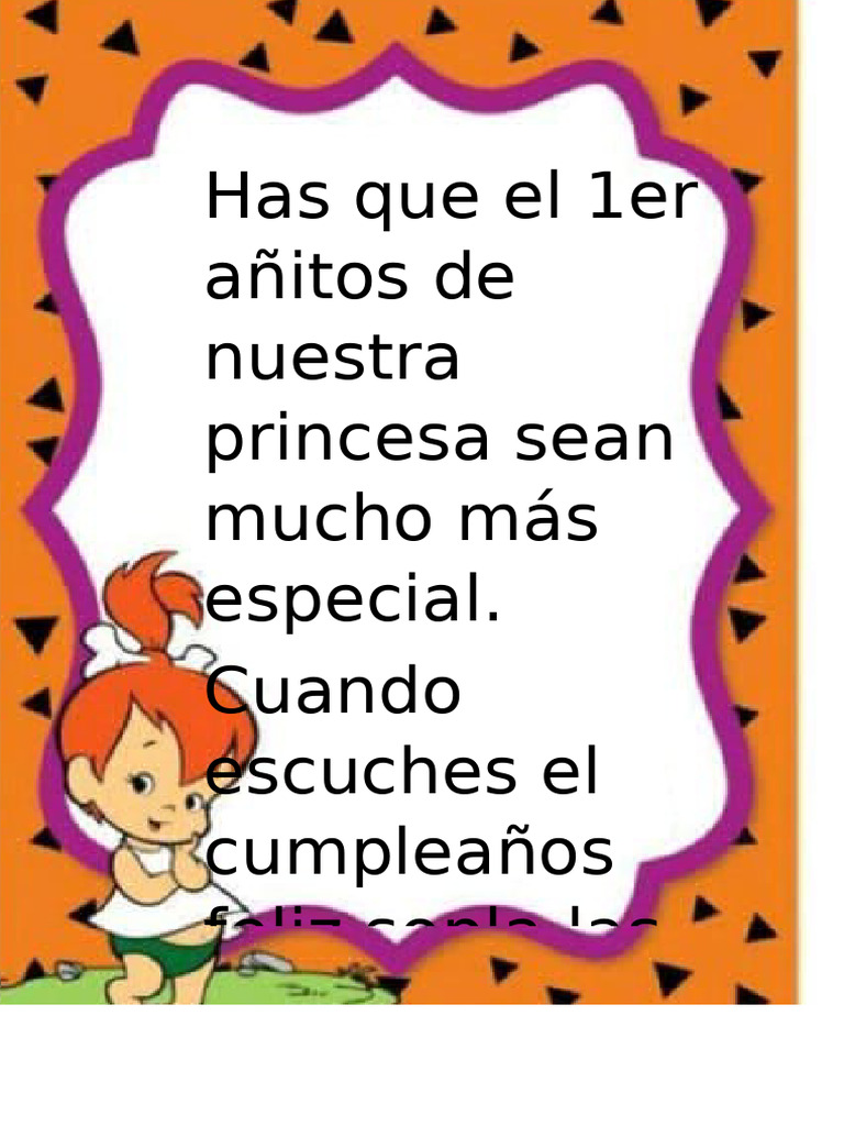 Has Que El 1er Añitos de Nuestra Princesa Sean Mucho Más Especial ...