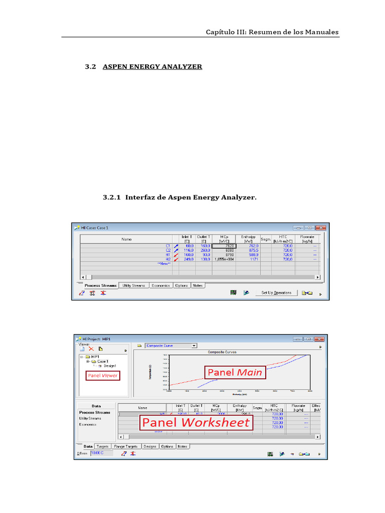 Optimización con Aspen Energy Analyzer | PDF | Ventana (informática ...
