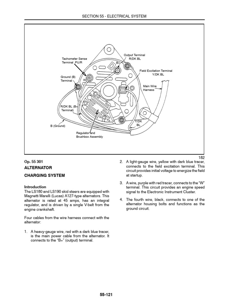 LS180/LS190 Alternator Wiring Guide | PDF | Electrical Equipment ...