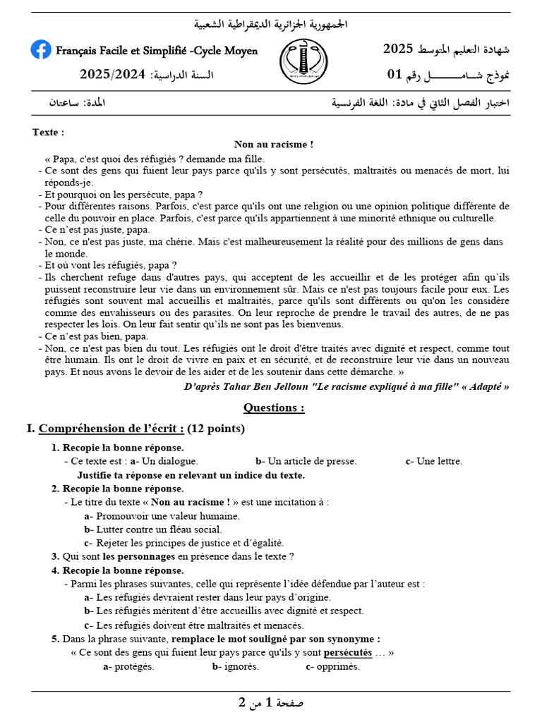 Comprendre le Racisme et les Réfugiés | PDF