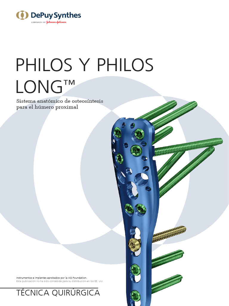 Placas Philos y Philos Long | PDF | Tornillo | Perforación