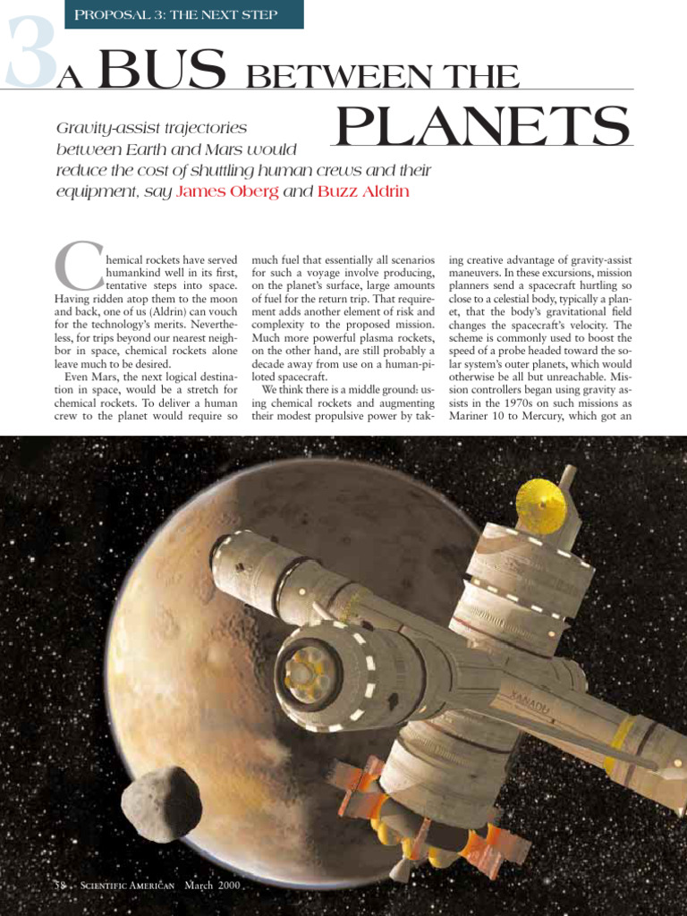 Gravity-Assisted Mars Transport System | PDF | Gravity Assist | Orbit