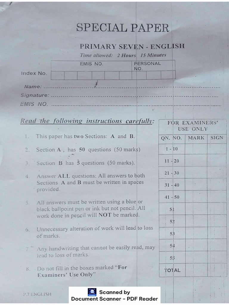 English Special | PDF
