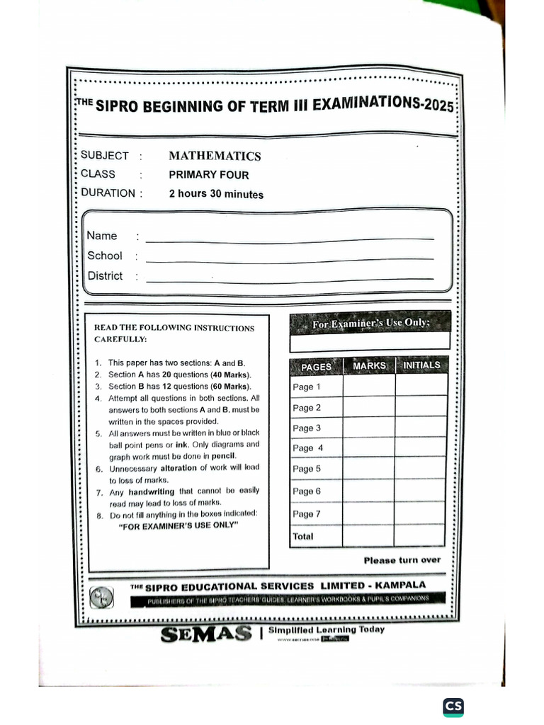 p.4 MTC Bot 3 Sipro 2025 by Kalulu Brian | PDF