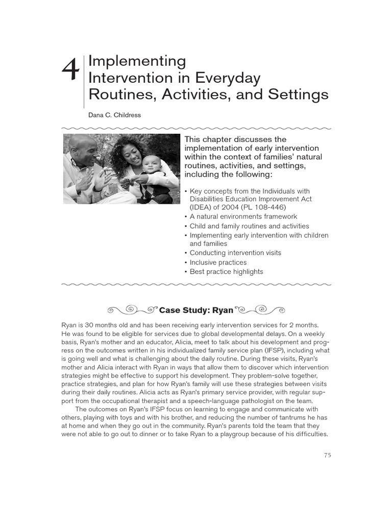 Early Intervention Strategies for Toddlers | PDF | Learning | Child ...