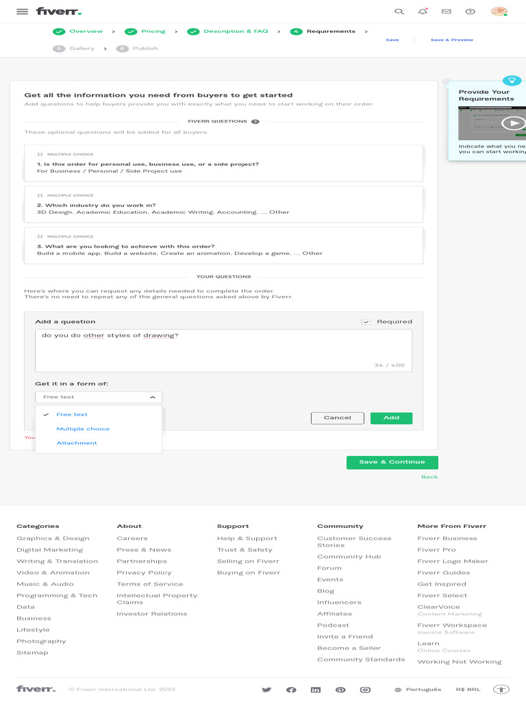 Fiverr Larapietra Edit Gig | PDF