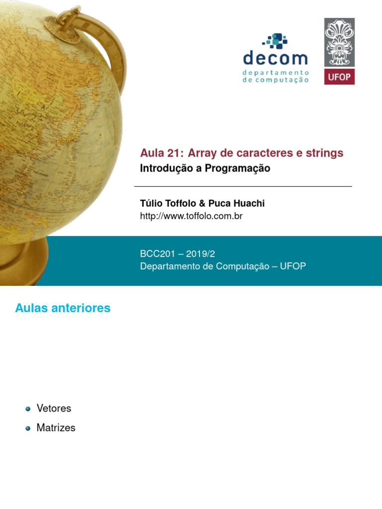 21 Strings | PDF | String (Ciência da Computação) | Byte