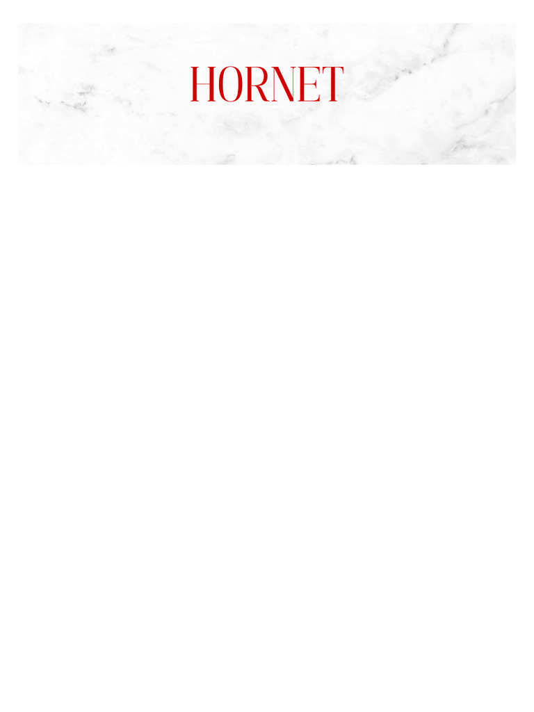 Hornet | PDF