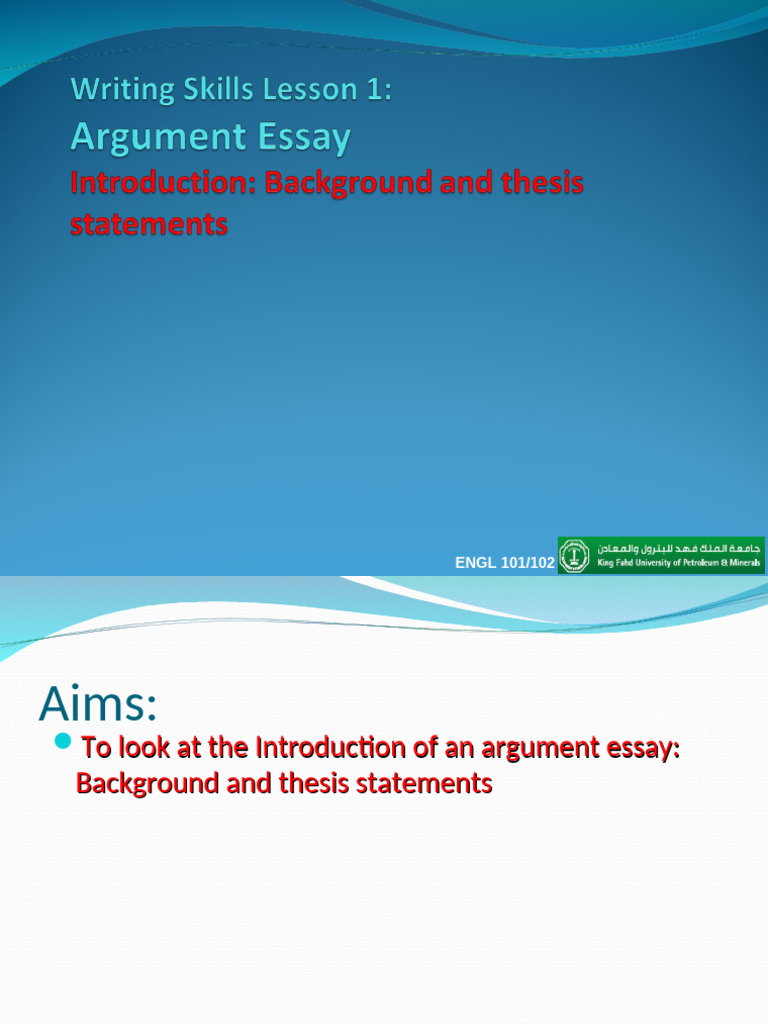 Argument Essay Introduction Guide | PDF | Essays | Cryptocurrency