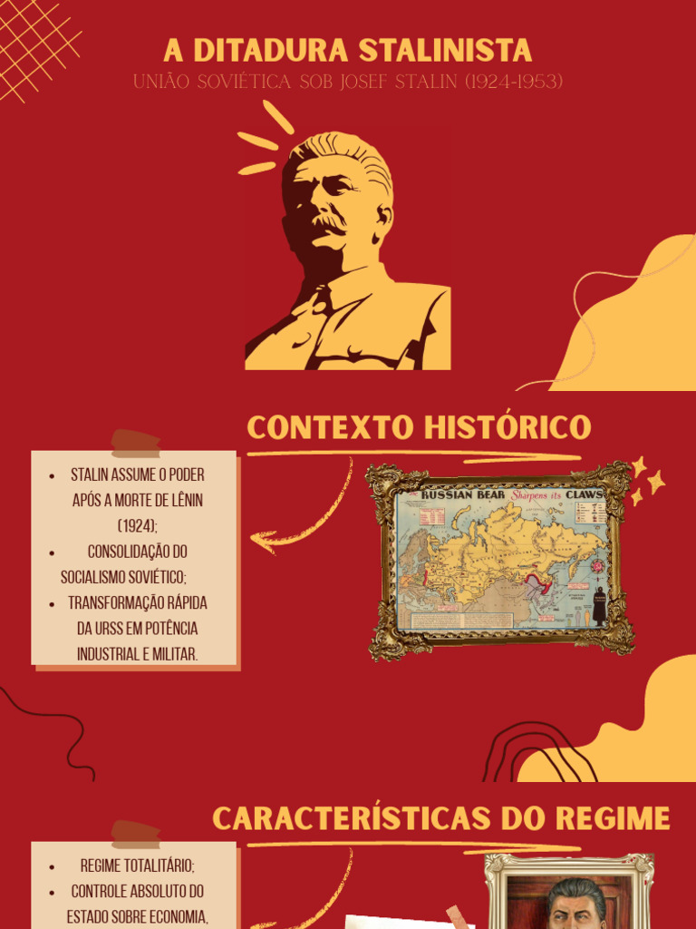 Ditadura Stalinista: Poder e Repressão | PDF