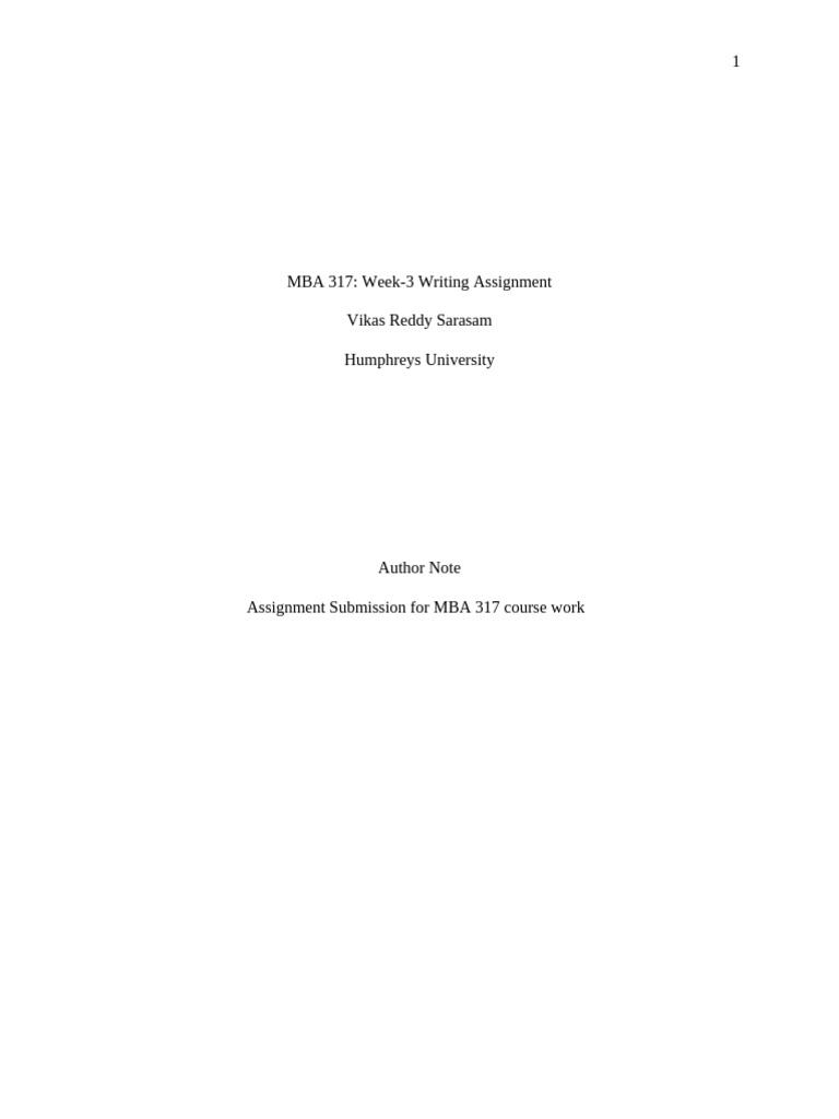 Week-3 Writing Assignment | PDF | Digital Marketing | Target Audience