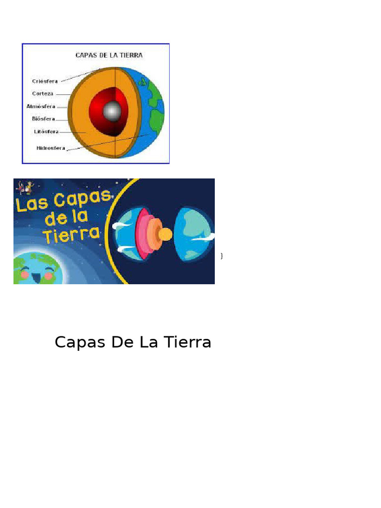 Capas de La Tierra | PDF
