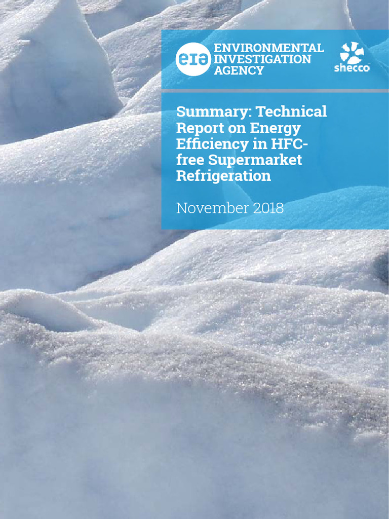 Energy Efficiency in HFC Free Supermarket Refrigeration Summary | PDF ...