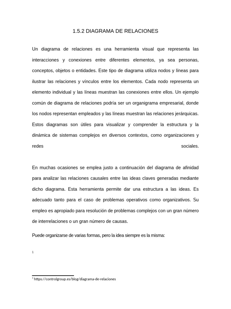 Diagrama de Relaciones: Guía y Uso | PDF | Toma de decisiones