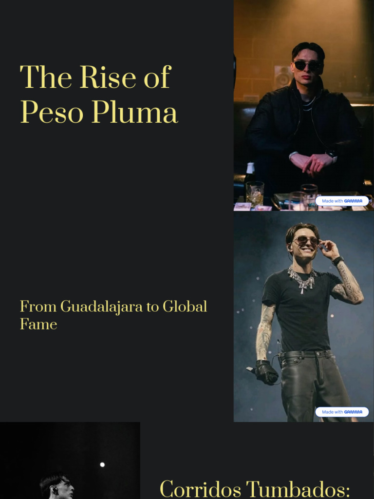 The Rise of Peso Pluma Mk5 | PDF