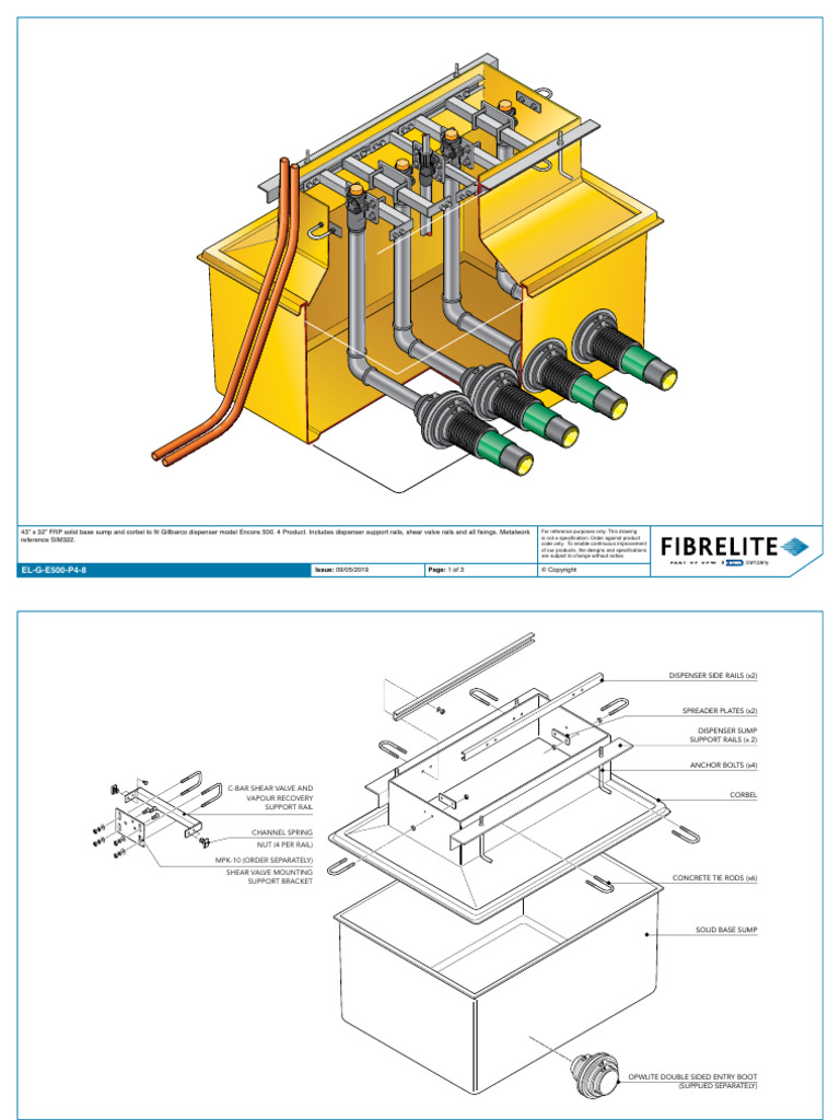 Gillbarco Encore 500 Sump Base Specs | PDF