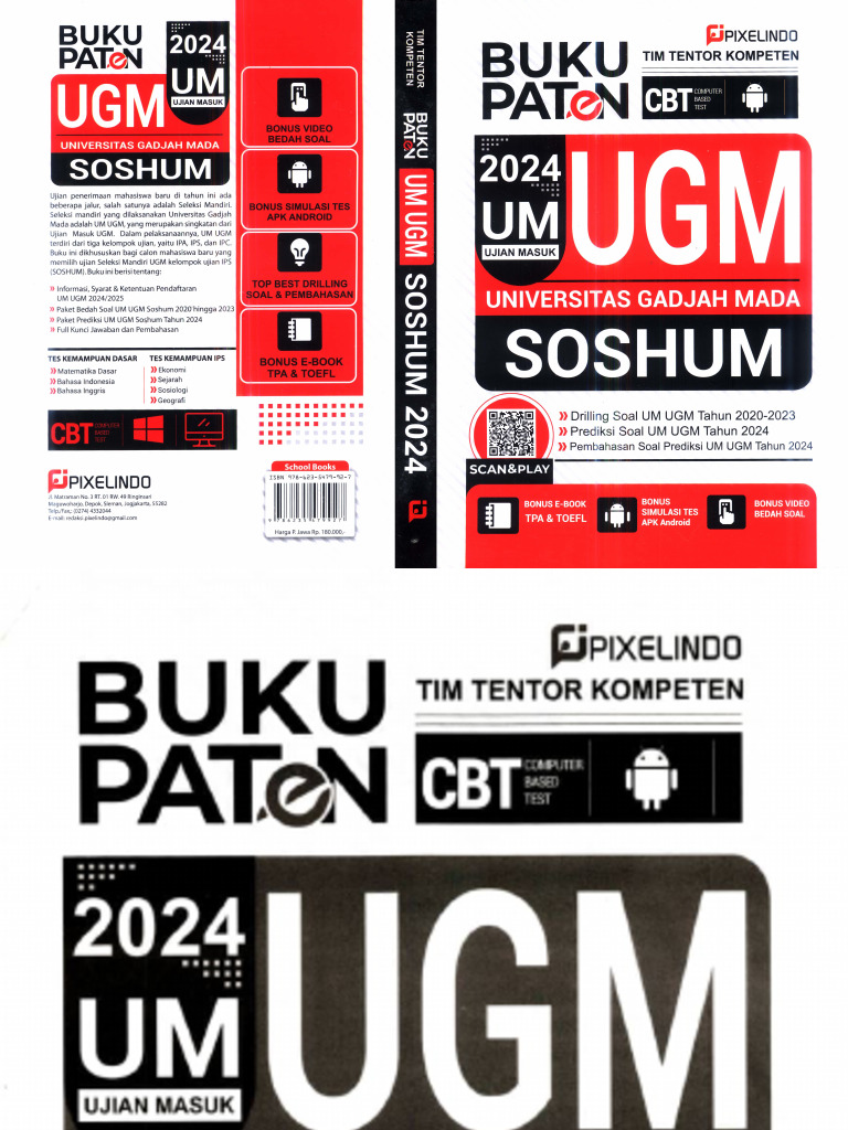 (Snbt.98) Buku Paten Ugm Soshum 2024 - 001 - Compress | PDF
