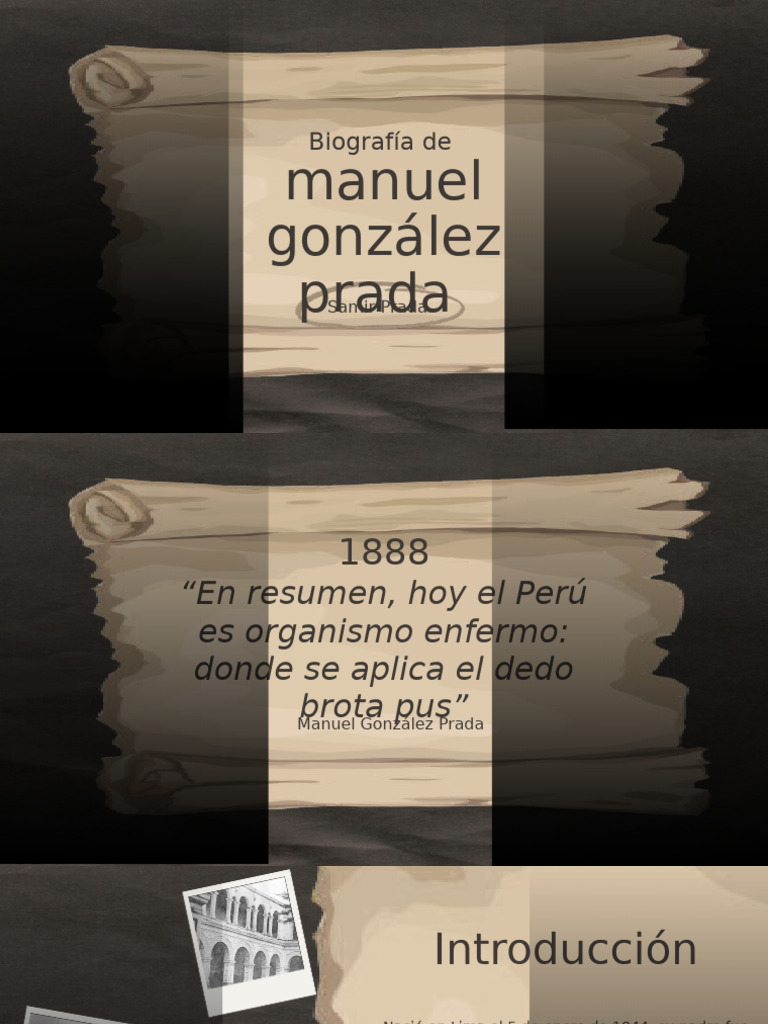 Biografía de Gonzalez Prada | PDF